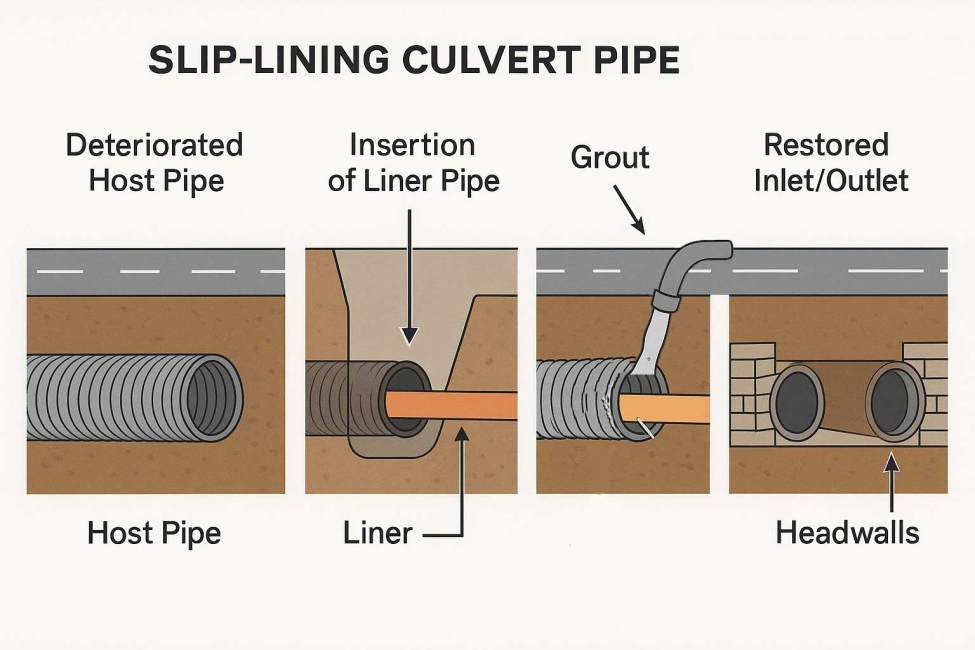 Slip-Lining Culvert Pipes
